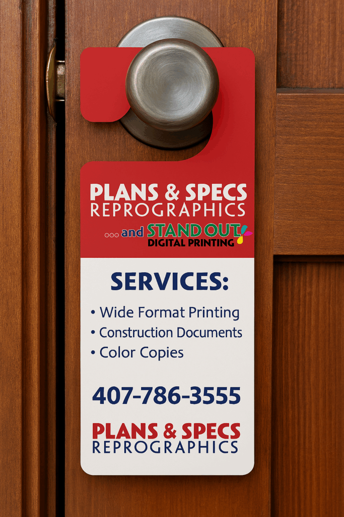 Door Hanger Design and Advertising in Altamonte
